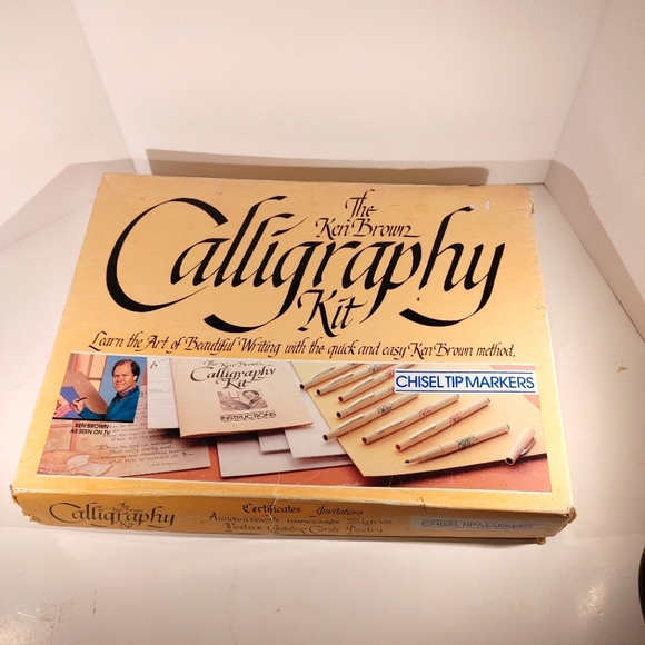 Ken Brown | Art | The Ken Brown Calligraphy Kit New Learn Beautiful ...